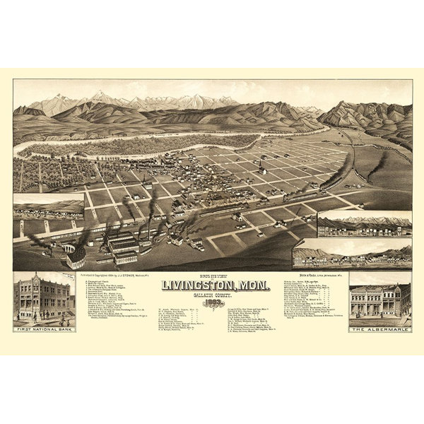 Williston Forge Livingston Montana - Stoner 1884 by Stoner - Unframed ... Williston Forge Livingston Montana - Stoner 1884 by Stoner - Unframed ...
